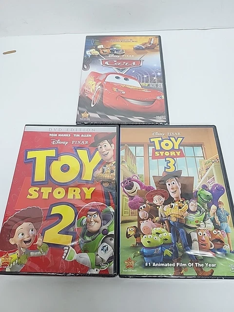 DISNEY'S CARS, TOY Story 2, Toy Story 3 DVDs £22.16 - PicClick UK