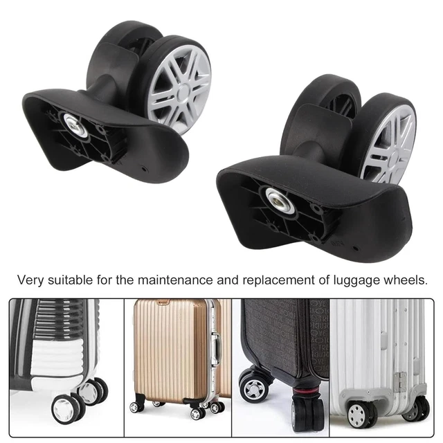 SILENT SUITCASE WHEELS Replacement Pair Luggage Replacement Wheels ...