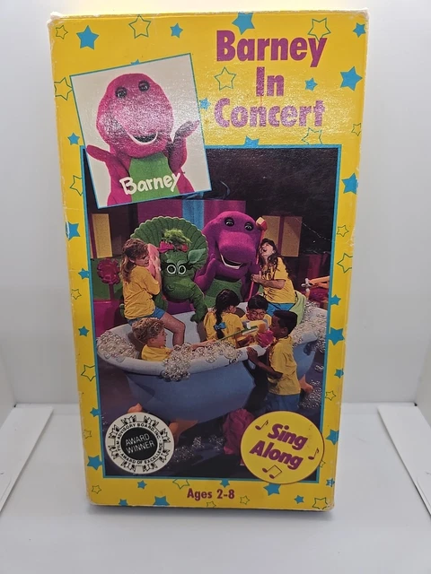 BARNEY & FRIENDS Barney In Concert VHS 1991 Tape Sing Along Kids Home ...