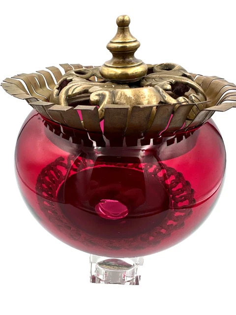 ANCIEN ÉLÉMENT DE veilleuse Saint Sacrement religieux lampe de ...