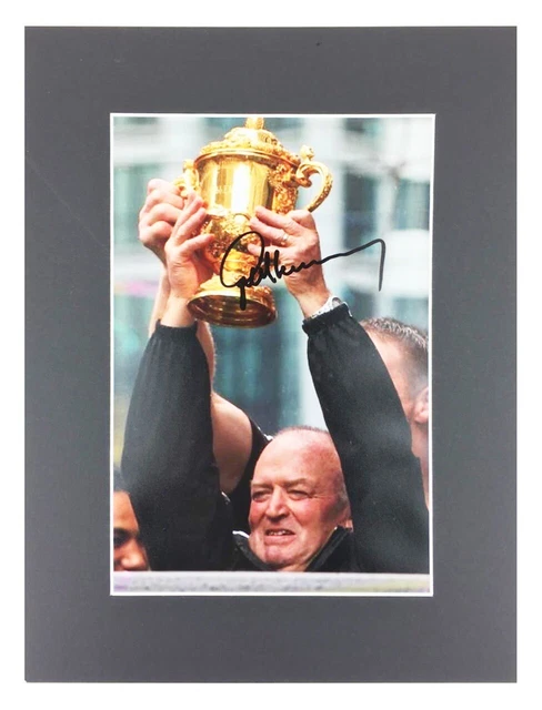 SIGNED GRAHAM HENRY Photo Display - All Blacks RWC 2011 Champions +COA ...