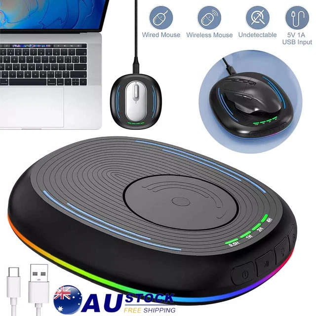 MOUSE JIGGLER UNDETECTABLE Mouse Mover Device with Timer ON/Off Switch ...