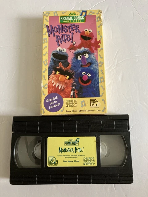 SESAME STREET SONGS Monster Hits VHS £7.44 - PicClick UK