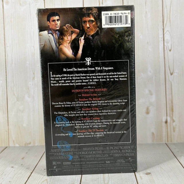 VINTAGE SCARFACE 2 VHS Set Al Pacino Anniversary Edition Factory Sealed ...