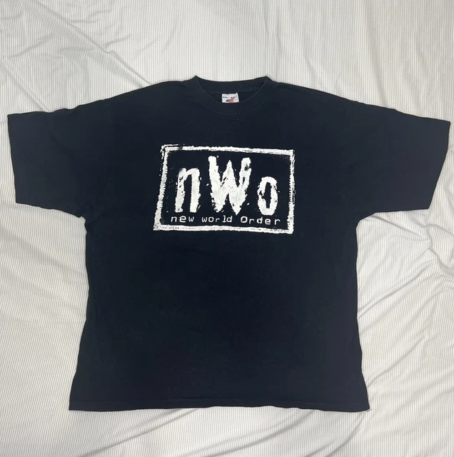 VINTAGE NWO NEW World Order WCW Wrestling Single Stitch Tshirt Tee Size ...