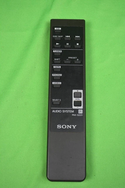 SONY AMPLIFIER REMOTE Control - RM-S336 - TA-FB940R/TA-FB730R ...