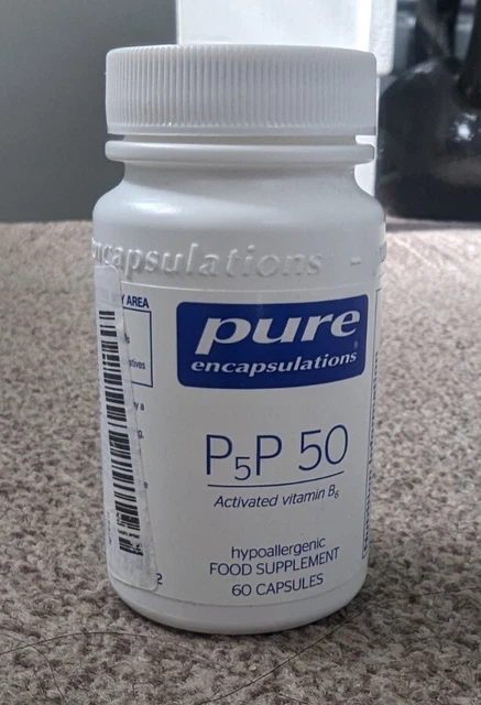 PURE ENCAPSULATIONS P5P 50 Vitamin B6 - 53 Capsules - Expiry 03/25 £14.90 - PicClick UK