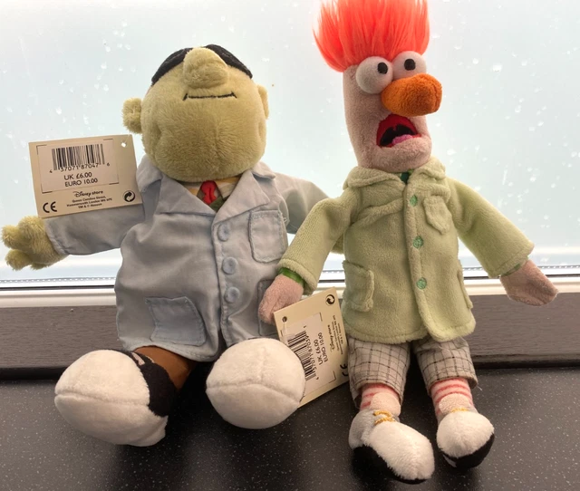 DISNEY EXCLUSIVE MUPPETS Show Dr Bunsen & Beaker Plush Soft Toys 11 ...