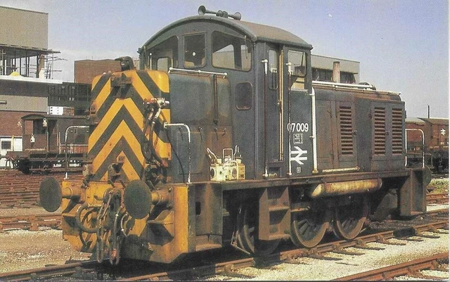 PHOTO POSTCARD OF British Rail Class 07 shunter 07009 at Southampton ...
