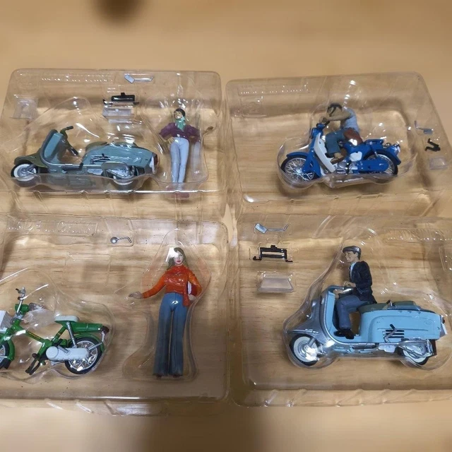 F-TOYS MOPED COLLECTION HONDA Road Pal NC50 1/24 Scale 4 Types Figure ...