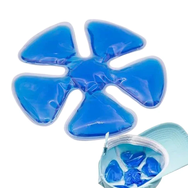 COOLING HAT ICE Pack Helmet Cool down Insert Reusable Helmets Cooling ...