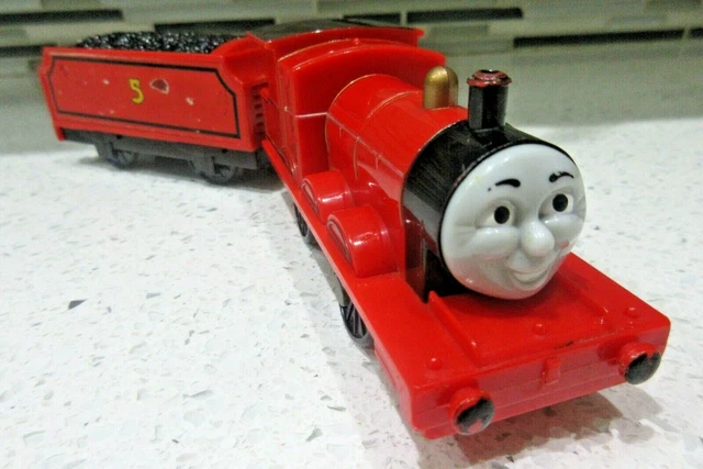 THOMAS &FRIENDS TRACKMASTER TALKING JAMES Train TESTED Motorized 2009 ...