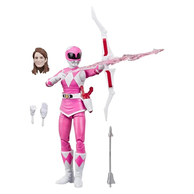 POWER RANGERS RAYO Colección Figura de Acción Mighty Morphin Rosa ...