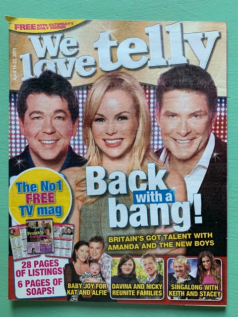 WE LOVE TELLY magazine 16-April-2011 AMANDA HOLDEN Jessie Wallace Keith ...