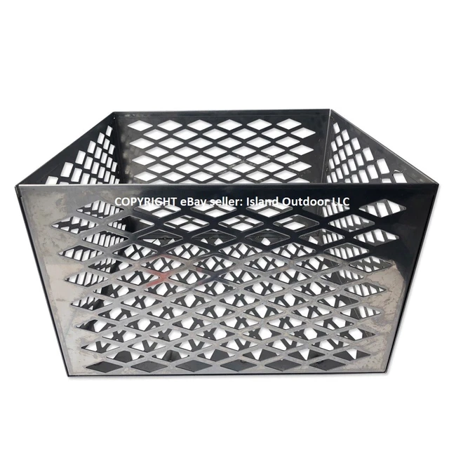 CHARCOAL BASKET FIRE box Oklahoma Joe longhorn highland BBQ Smoker ...
