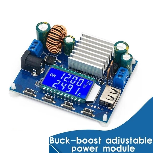 BUCK BOOST CONVERTER Module DC-DC 4A Adjustable Regulated Automatic ...