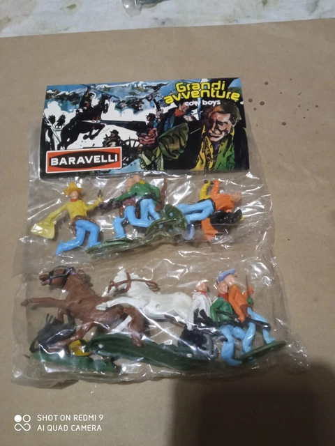SOLDATINI BARAVELLI Serie Grandi Avventure Cowboys In Blister. EUR 22 ...