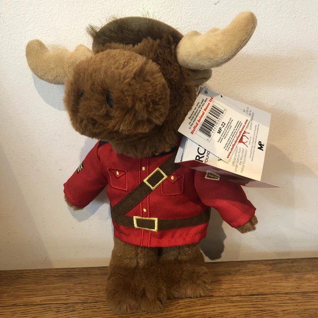 ROYAL CANADIAN MOUNTIE Police RCMP Sergeant Moose Collectable Plush ...