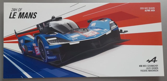CARTE CARD 24 Heures Du Mans 2025 Alpine #36 Le Mans 24H EUR 3,00 ...