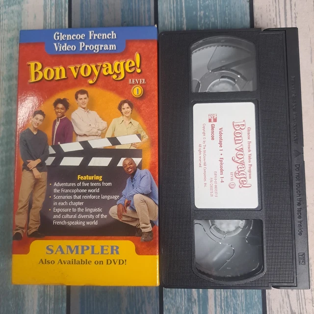 BON VOYAGE! LEVEL 1 SAMPLER VHS Glencoe McGraw Hill French Online ...