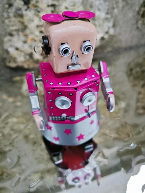 MISS ROBOT TIN Toy automate no Star Wars Star Treck Galactica Goldorack ...