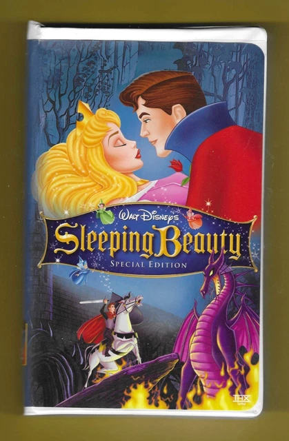 🔶 SLEEPING BEAUTY 1959 Walt Disney Home Video BIG Box clamshell vhs ...