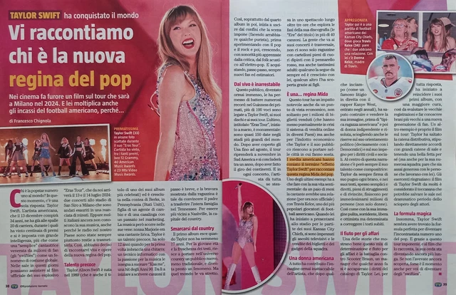 ITALIAN CLIPPING RITAGLIO 2023 TAYLOR SWIFT la nuova Regina del Pop 2 ...
