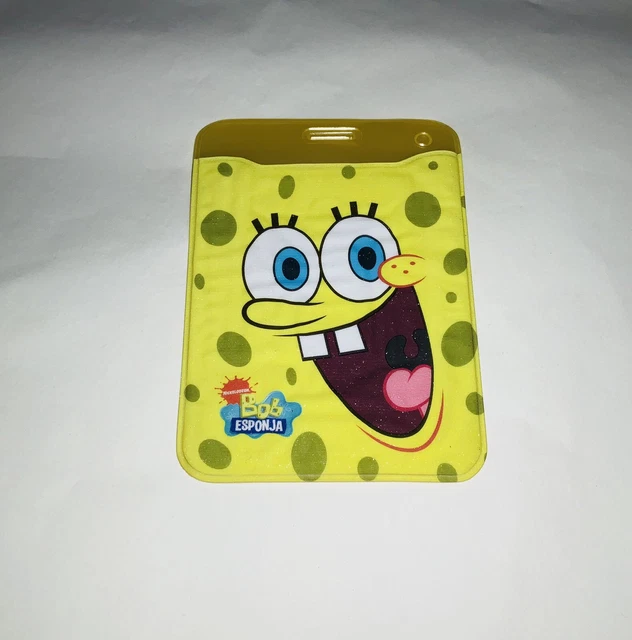 SPONGEBOB SQUAREPANTS PLASTIC ID CARD BADGE PASS HOLDER £0.99 - PicClick UK