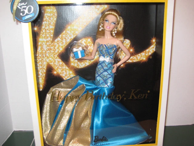 BARBIE PINK LABEL Happy Birthday Ken Barbie Doll 50th Anniversary EUR ...