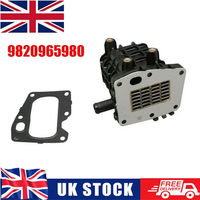 EGR COOLER & Housing Fit For Citroen Peugeot Ford 2.0 Diesel 9820965980 ...
