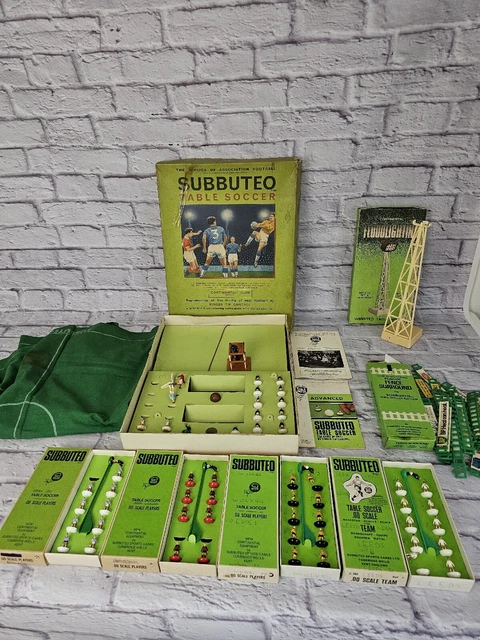 VINTAGE SUBBUTEO TABLE Soccer 1970s Continental Club Edition Extra Teams & More £35.00 - PicClick UK