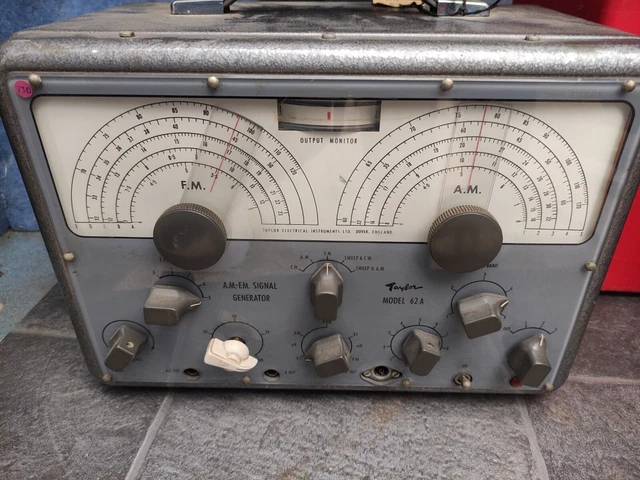 TAYLOR MODEL 65A SIGNAL GENERATOR Vintage unit £50.00 - PicClick UK