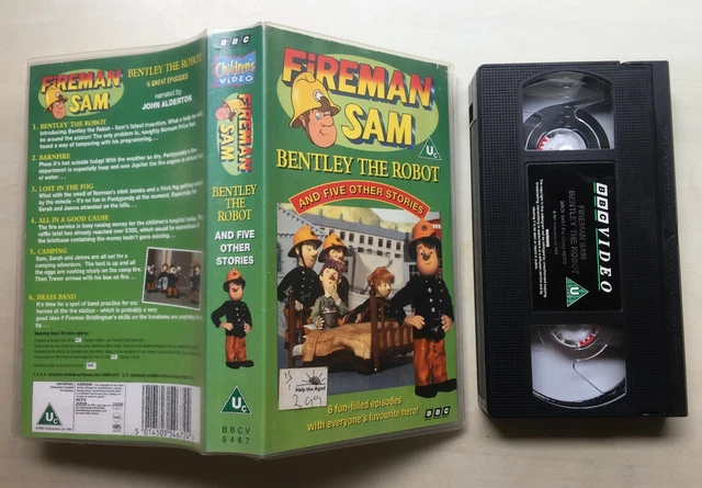 FIREMAN SAM - Bentley The Robot - Rare Vhs Video £24.99 - PicClick UK