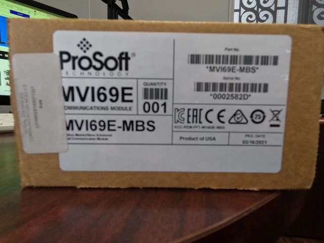PROSOFT MVI69E-MBS MODBUS Serial Enhanced Communication Module $2,800. ...