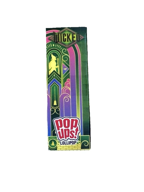 WICKED POP UPS Lollipop Set Glinda Elphaba New Sealed Candy Toy Gift ...