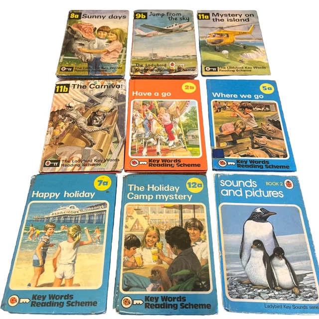 LADYBIRD KEY WORDS Reading Scheme - Bundle Of 9 Early Books - Vintage ...