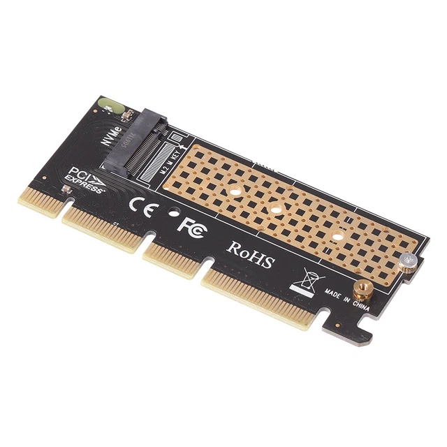 COMPUTER NVME M.2 to PCI-E 16X Riser Card M-key M.2 PCIE X16 Expansion ...