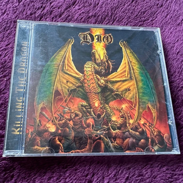 DIO KILLING THE Dragon CD Autographed by Ronnie James Dio and band ...
