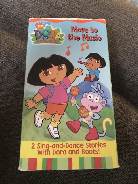 DORA THE EXPLORER Move to the Music VHS Tape 2002 Nick Jr Paramount ...