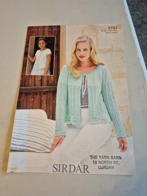 SIRDAR KNITTING PATTERN, For Ladies & Girls Good Condition Original ...