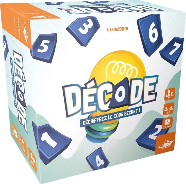 DÉCODE DÉCHIFFREZ LE Code Secret Jeu De Société Asmodee FoxMind EUR 10 ...
