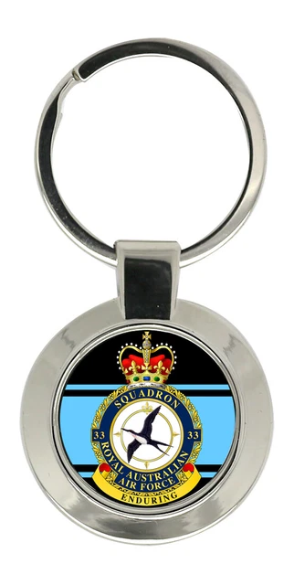 33 SQUADRON, RAAF Royal Australian Air Force Key Ring £7.99 - PicClick UK