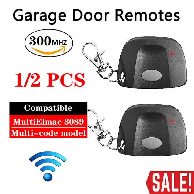 GATE GARAGE 1-BUTTON Remote MCS412001 300mhz 308911 For Linear Multi ...