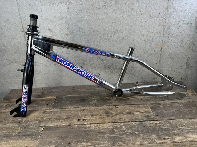 MONGOOSE PRO SNIPER 20” Bmx Frame And Fork Old Mid School Vintage ...
