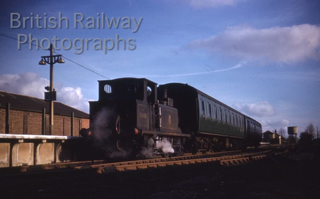 35MM SLIDE BR British Railways Steam Loco Class TERRIER 32650 at Havant ...