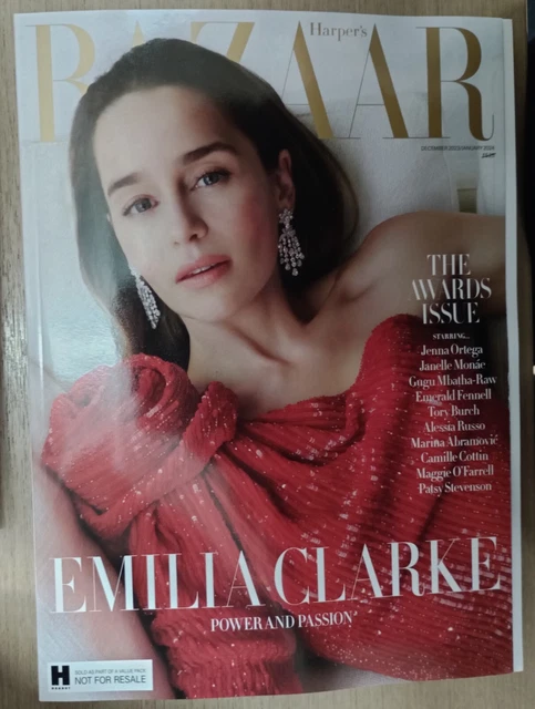 BRITISH HARPER'S BAZAAR (UK) Magazine December 2023/January 2024 Emilia ...