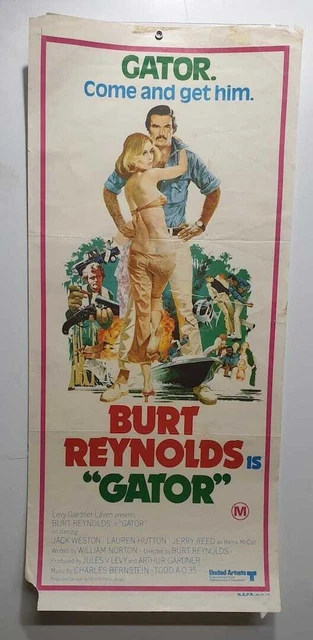 ORIGINAL DAYBILL MOVIE Poster- Original Daybill Movie Poster- Gator ...