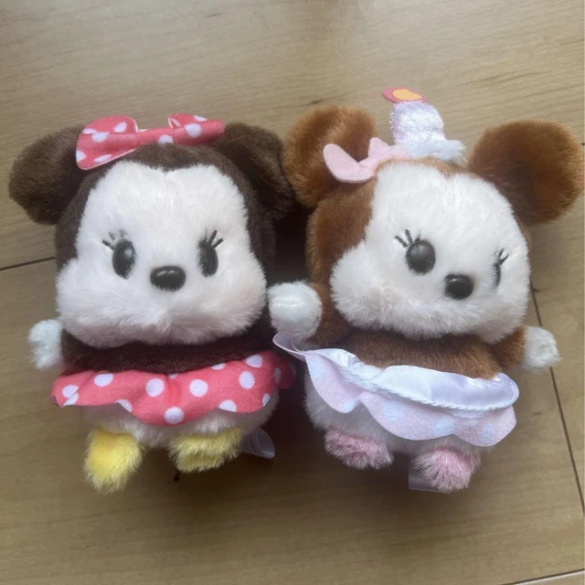 URUPOCHA-CHAN 1° ANNIVERSARIO Minnie Disney Peluche Peluche Set di 2 JP ...