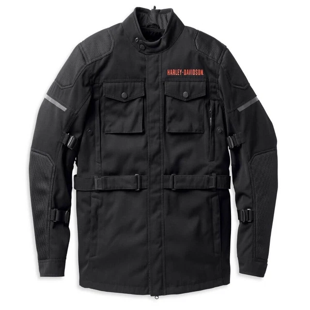 HARLEY-DAVIDSON MEN'S QUEST Triple Vent System Jacket - Black £280.00 ...