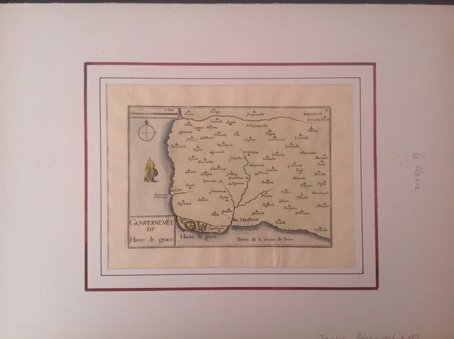 TASSIN GRAVURE ANCIENNE PLAN DE LA VILLE LE HAVRE GRAVURE 18ème EN COULEURS EUR 19,90 - PicClick FR